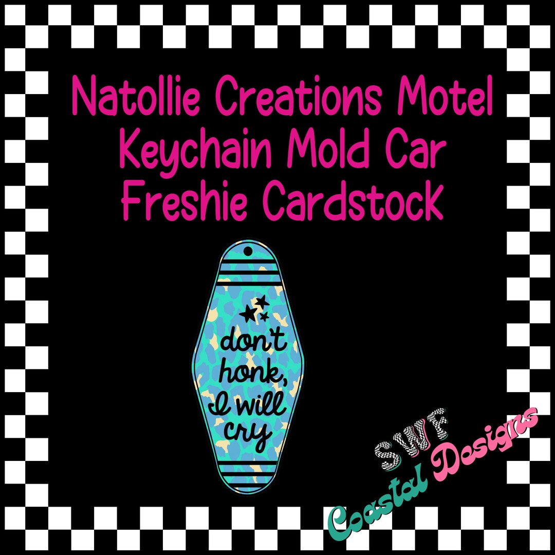 Motel Key Freshie Cardstock, Motel Key Freshie, Freshie, Natollie ...
