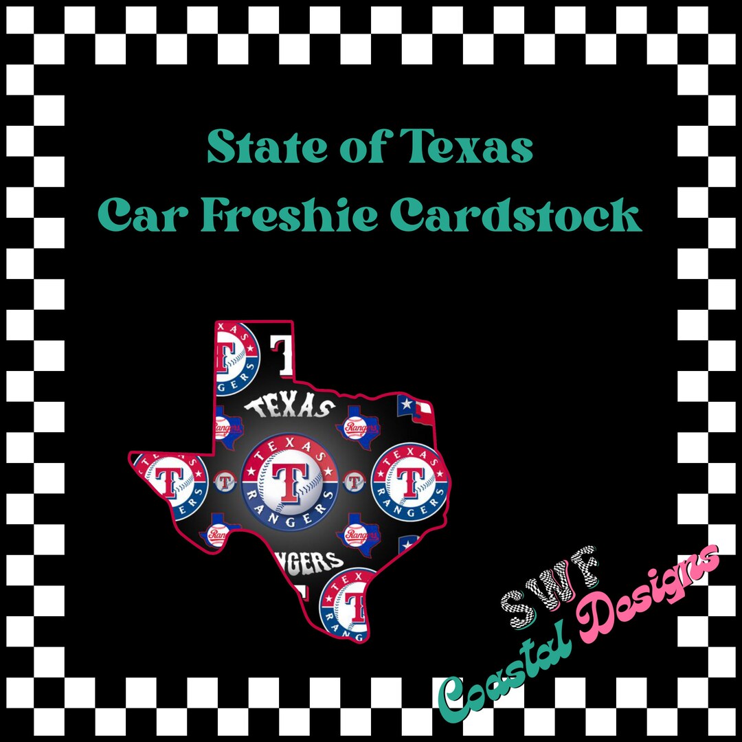 Texas Car Freshie Cardstock, Cardstock Images, Texas Freshies, Freshies ...