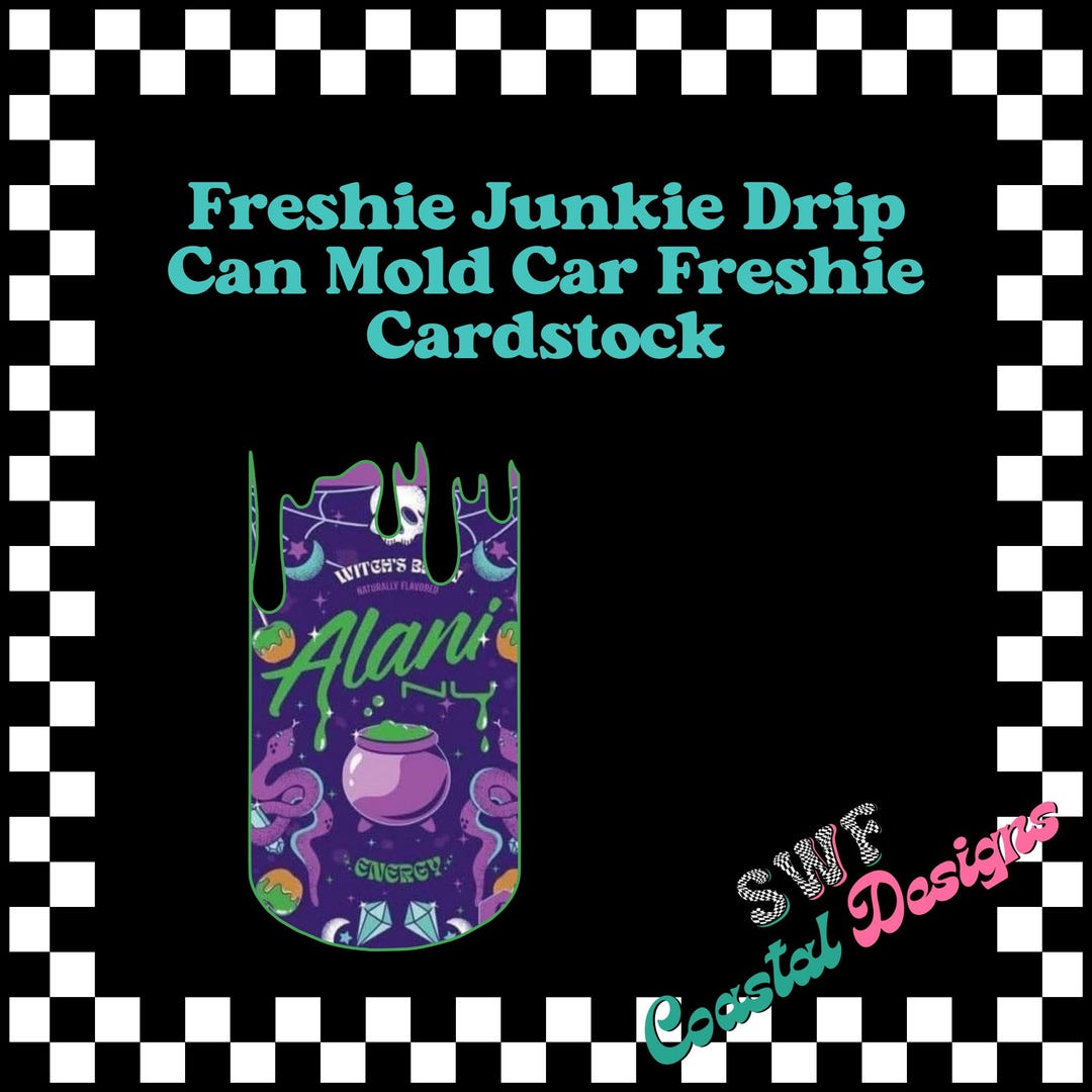 Drip Can Freshie Cardstock, Drip Can Freshie, Aroma Bead Freshie ...
