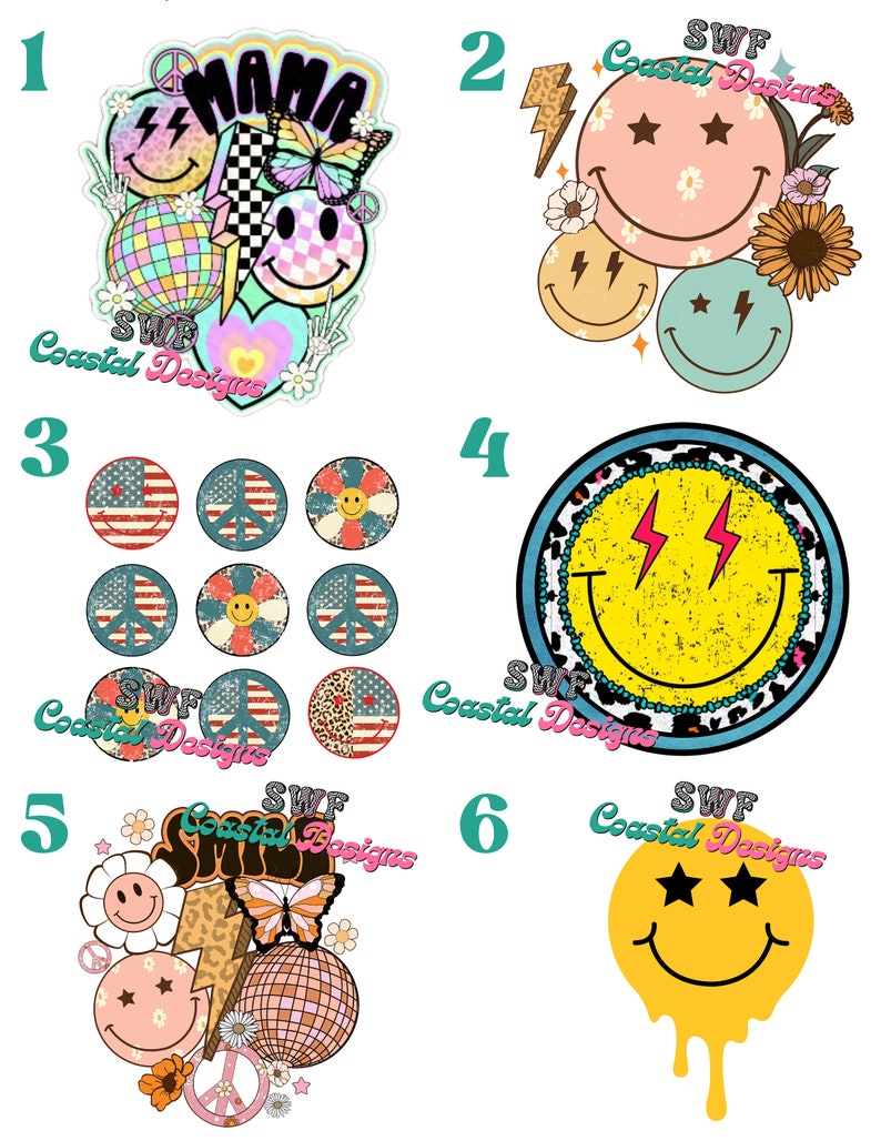 Smiley Face Cardstock, Retro Freshie, Retro Smiley Face Cardstock ...