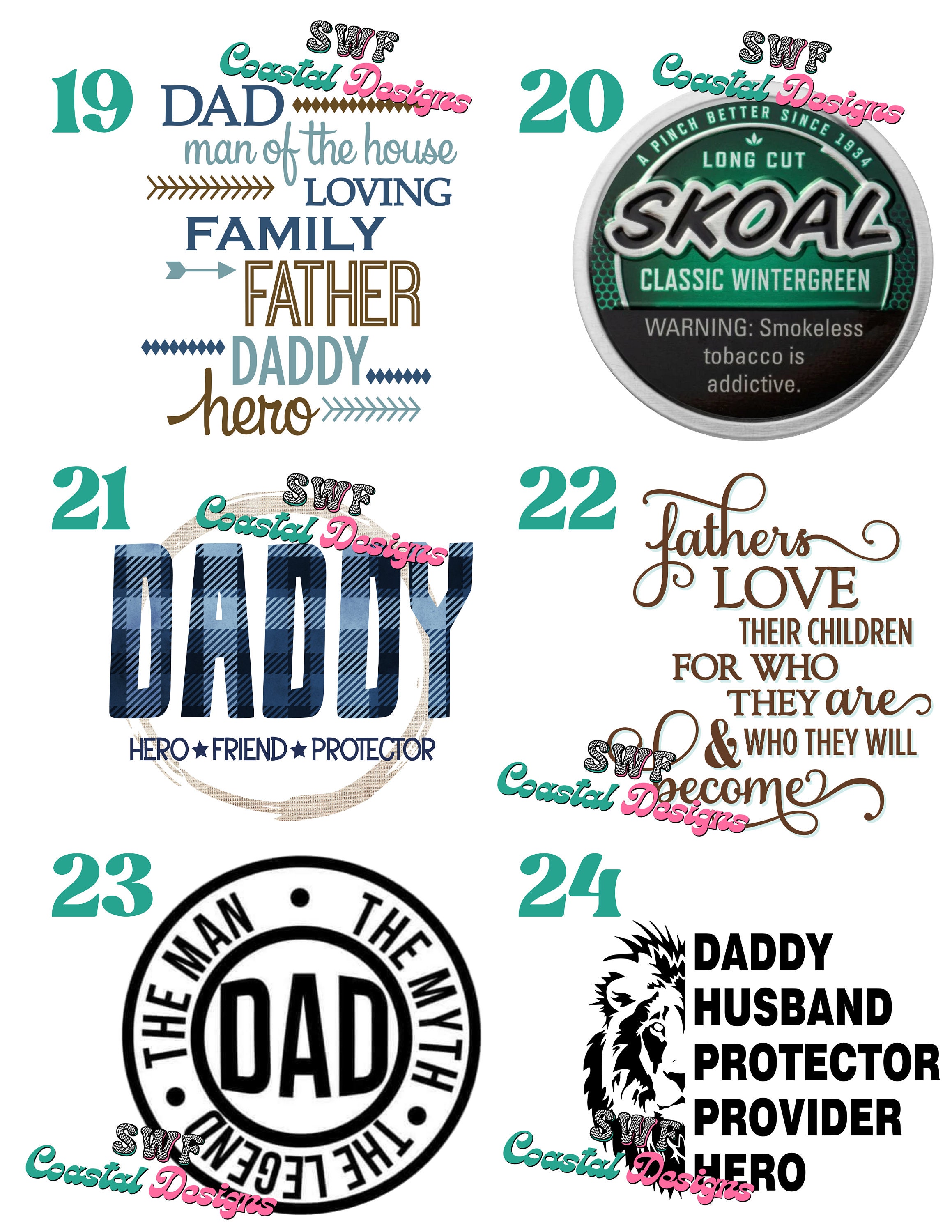 Dad Cardstock, Dad Freshie, Father's Day Cardstock, Father's Day Air ...