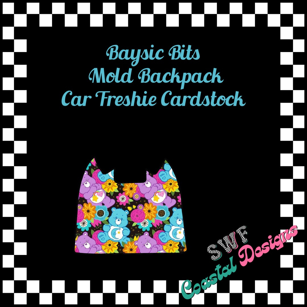 Backpack Freshie Cardstock, Backpack Freshie, Aroma Bead Freshie ...