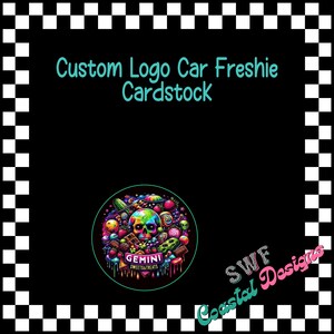 Custom Logo Cardstock, Business Logo Car Freshie, Custom Logo Freshies ...