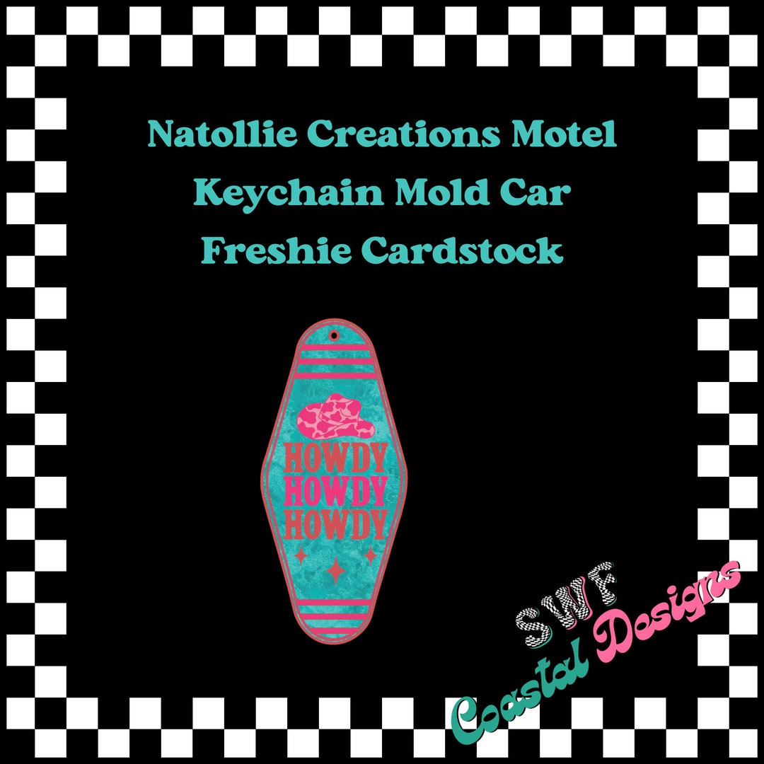 Motel Key Freshie Cardstock, Motel Key Freshie, Freshie, Natollie ...