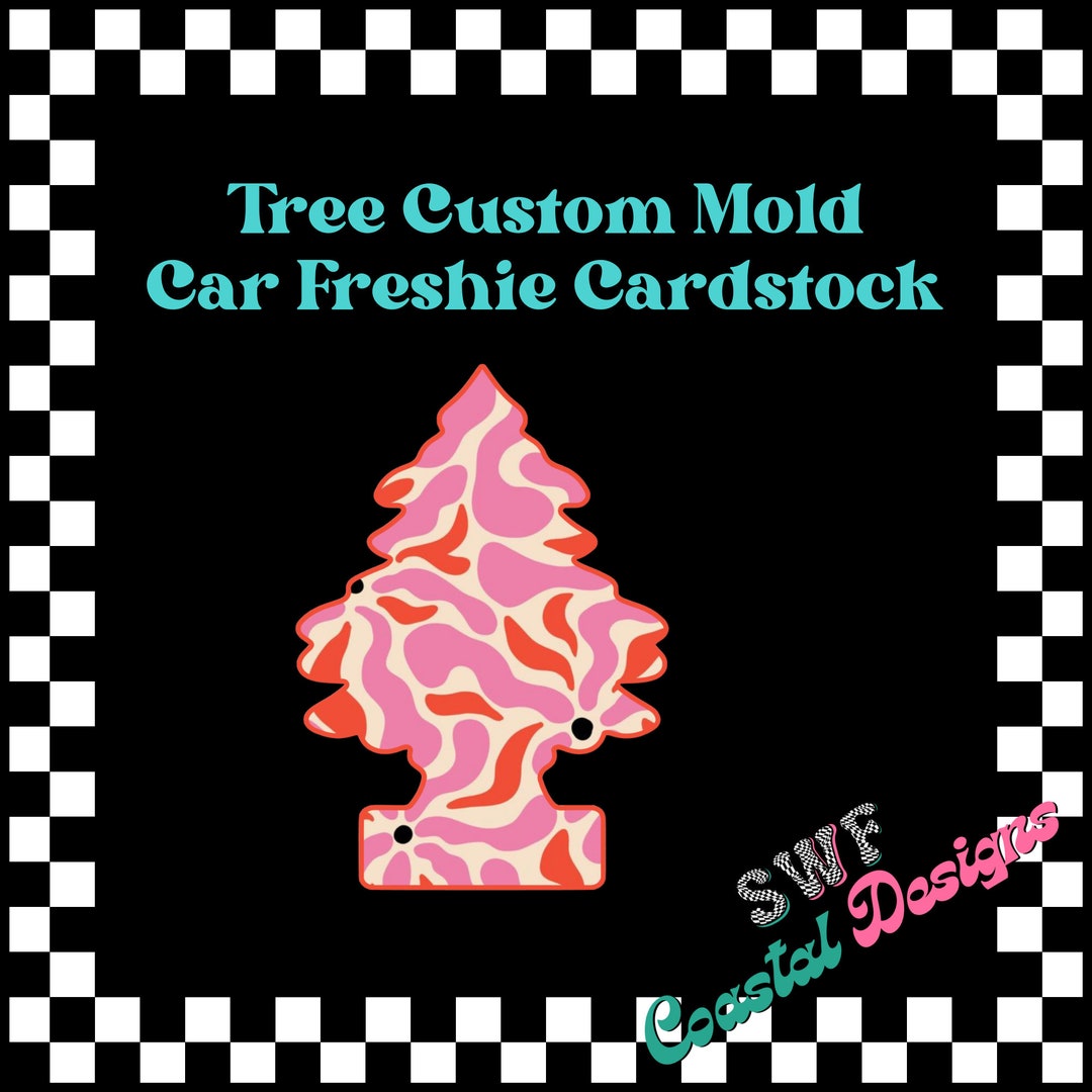 Tree Car Freshie Cardstock, Tree Cardstock, Aroma Bead Freshie, Freshie ...