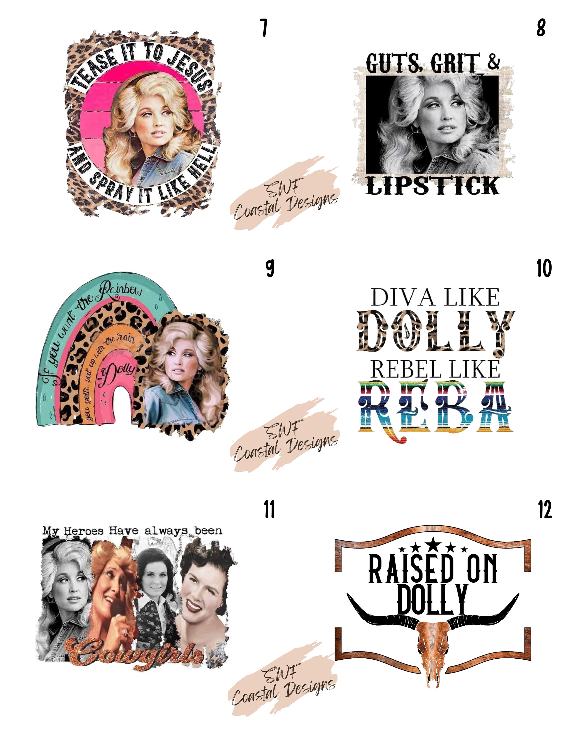 Country Music Car Freshie Cardstock Country Songs Cardstock Western Car ...