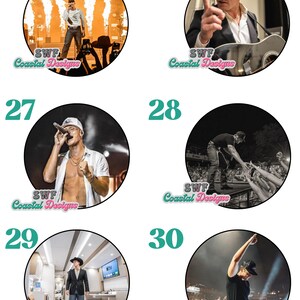 Country Music Cardstock, Country Music Rounds, Car Freshies, Cardstock ...