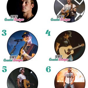 Country Music Cardstock, Country Music Rounds, Car Freshies, Cardstock ...