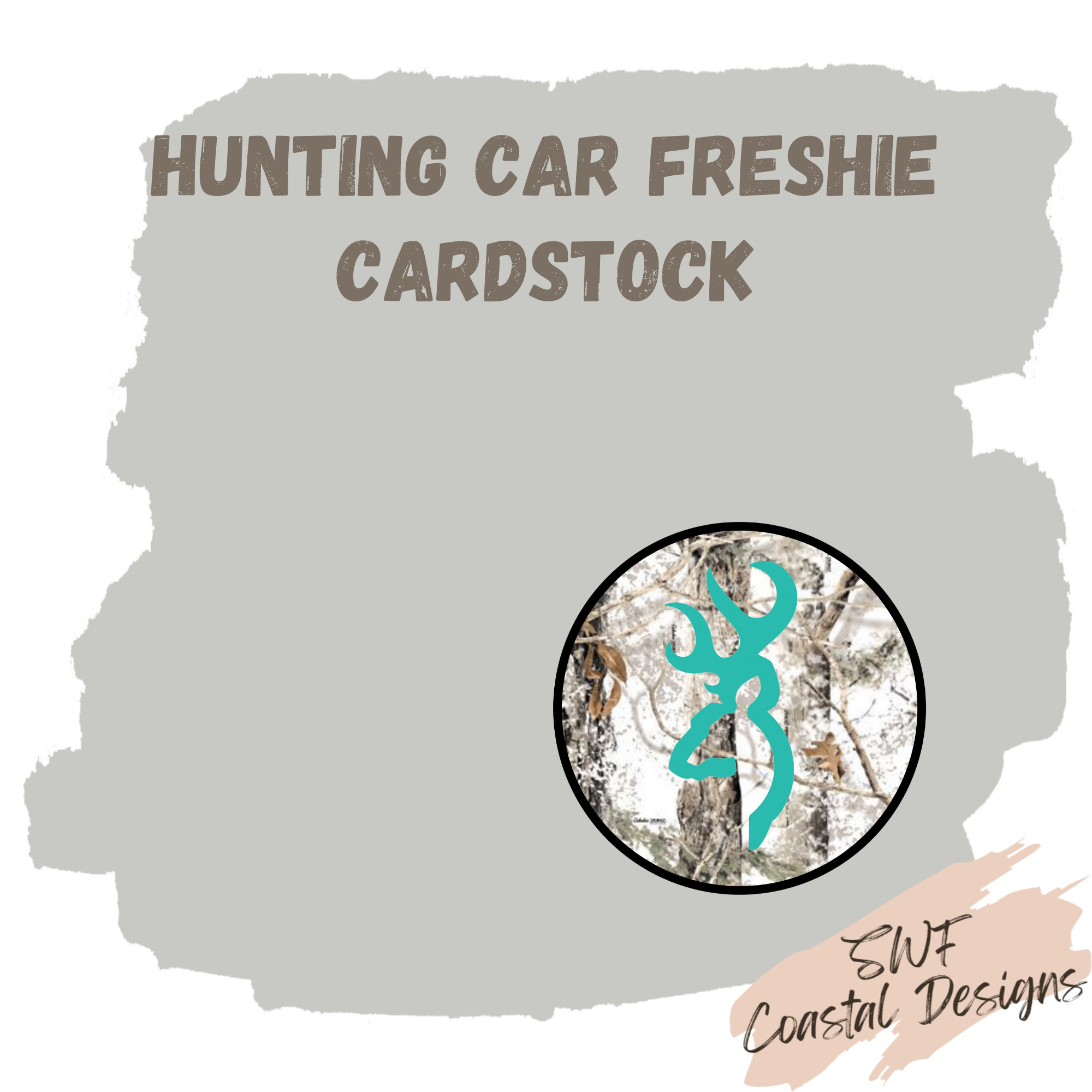 Deer Hunter Cardstock, Car Freshie Images, Men's Freshie Cardstock ...