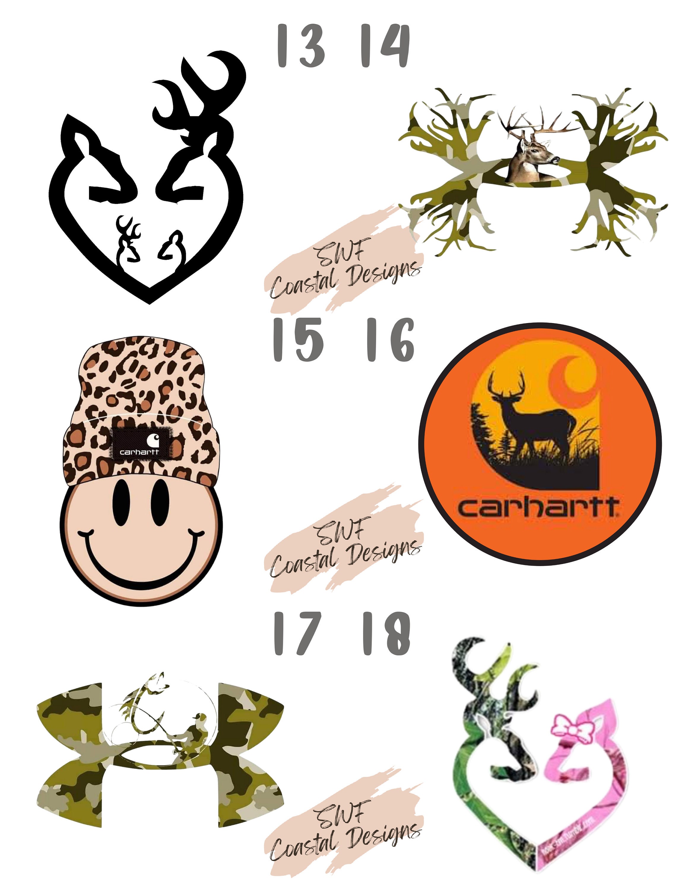 Deer Hunter Cardstock, Car Freshie Images, Men's Freshie Cardstock ...