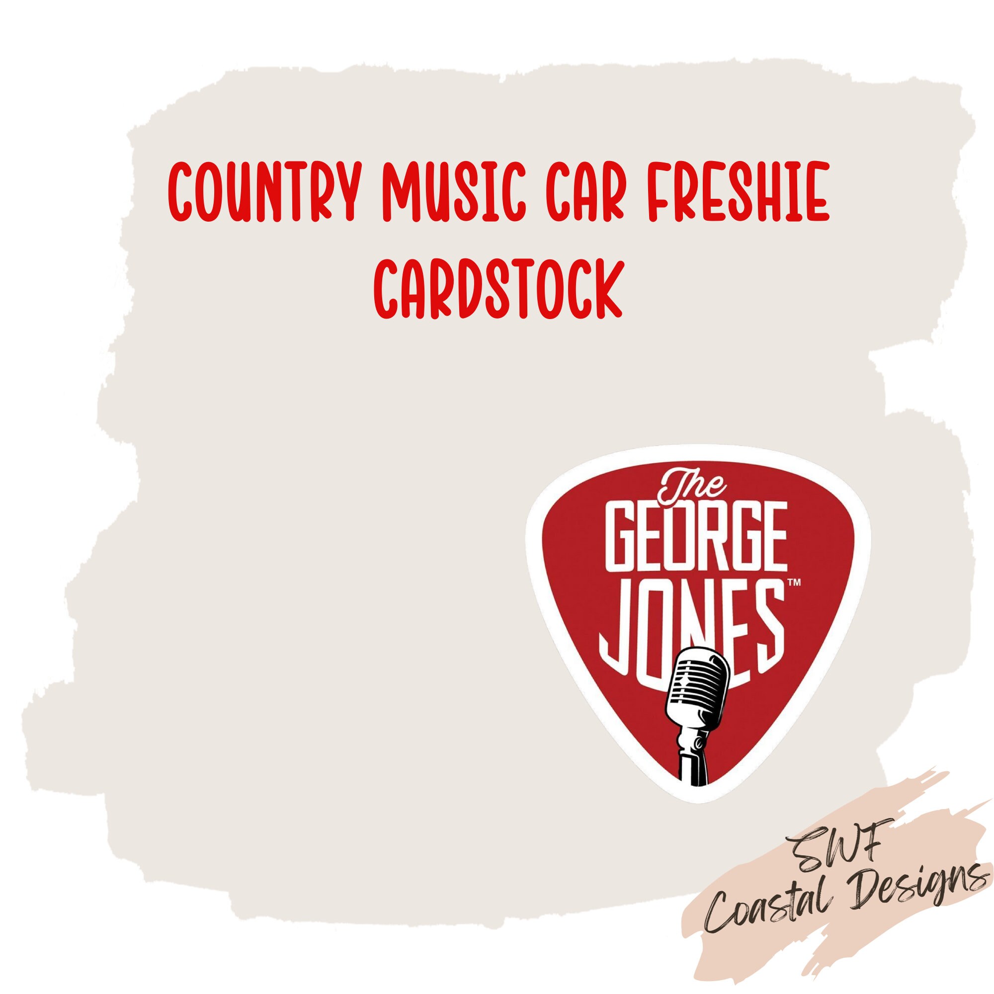 Country Music Car Freshie Cardstock Country Songs Cardstock - Etsy