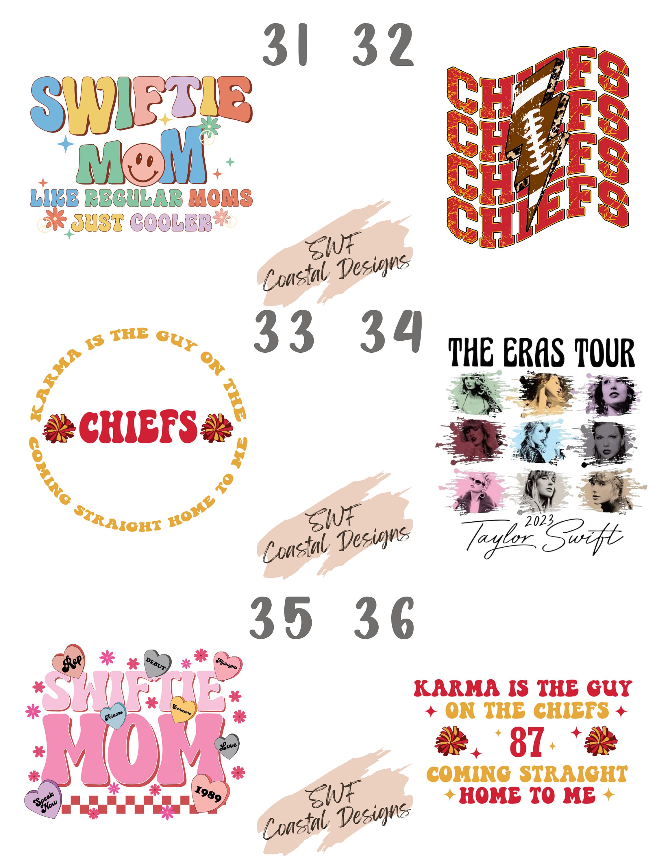 Swiftie Car Freshie Cardstock, Swelce Freshies, Circle Cardstock ...