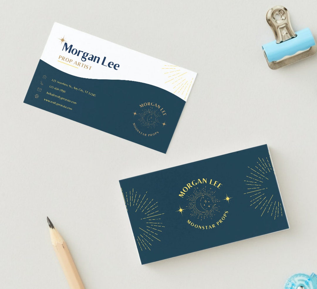Custom Business Cards Contact Card Designs Your Business Logo - Etsy