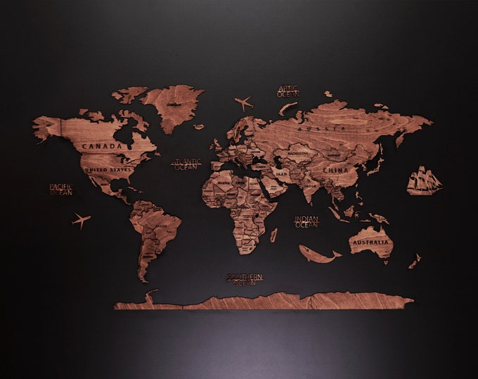 Custom Wood Maps, Wooden Map Studio, 3d Wood Maps Custom, Maple Wood ...