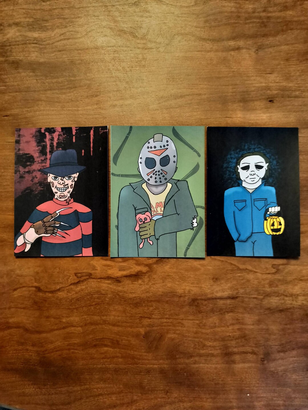 5x7 Horror Film Slasher Fan Art - Etsy