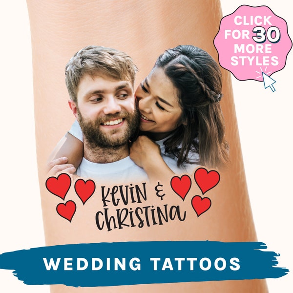 Custom Temporary Tattoos Bride - Etsy