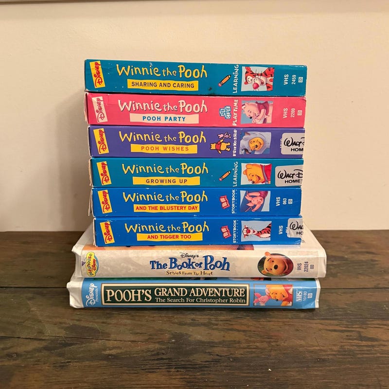 Vhs Tapes Winnie the Pooh - Etsy