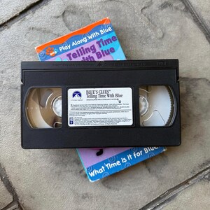 Blue’s Clues / Telling Time With Blue / VHS - Etsy