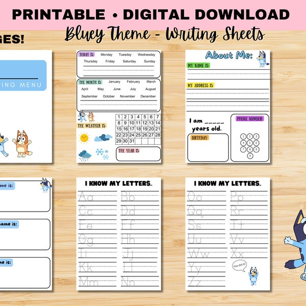 Bluey Busy Binder - Etsy