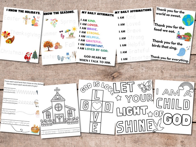 Biblical Morning Menu | Preschool Kindergarten | Homeschool | Preschool ...