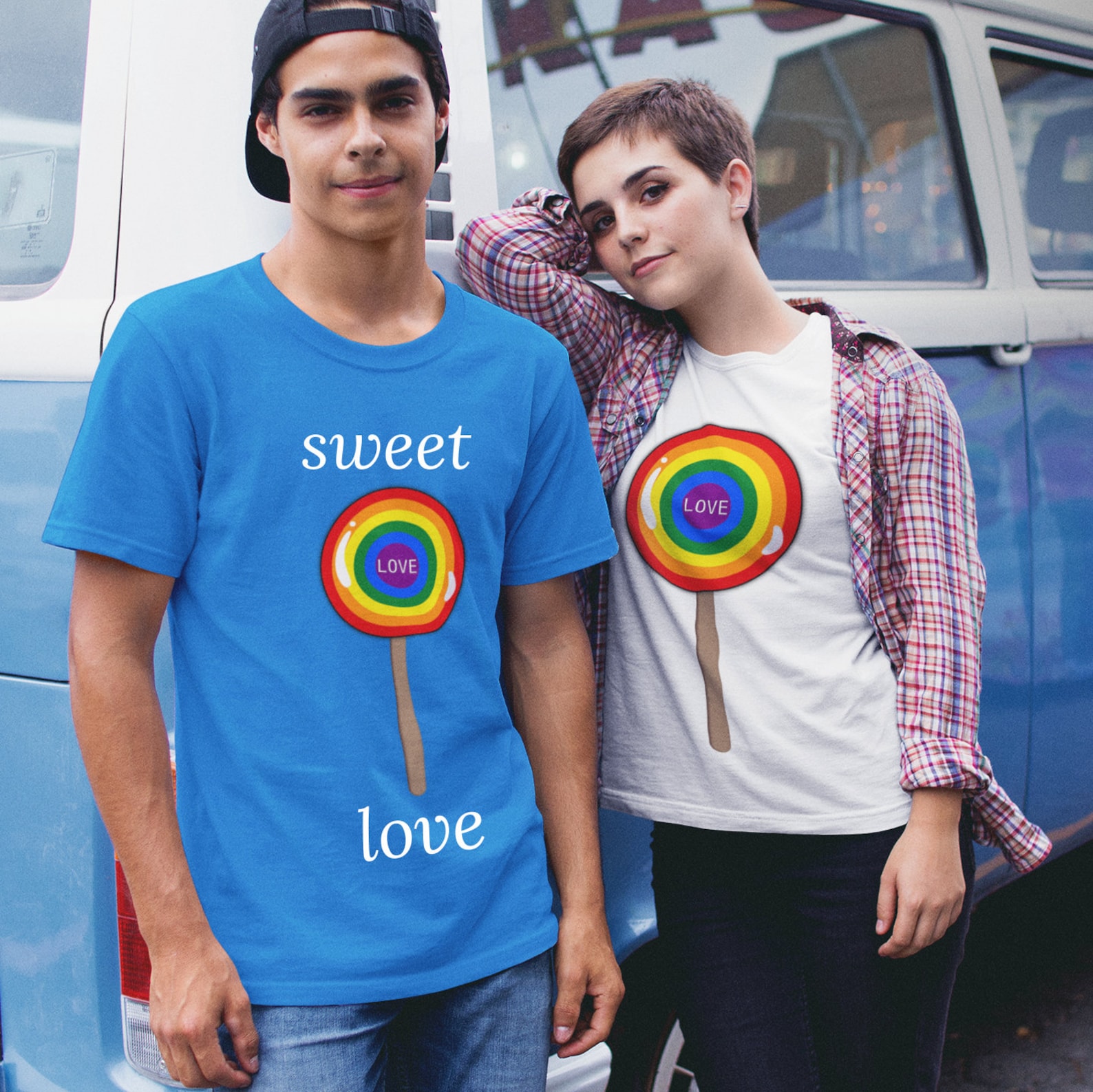 Love Lollipop Tee | LGBTQ+ Pride | Sweet Love Romance Unisex Graphic ...
