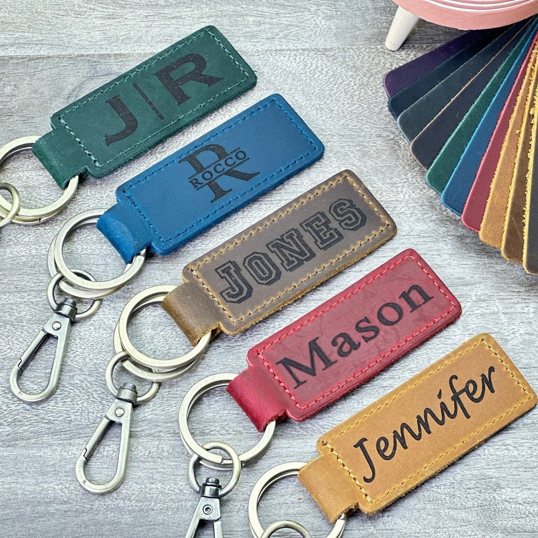 Personalized Custom Name Tag, Keychain, Keyring, Zipper Pull, Luggage or Backpack Tag - Etsy