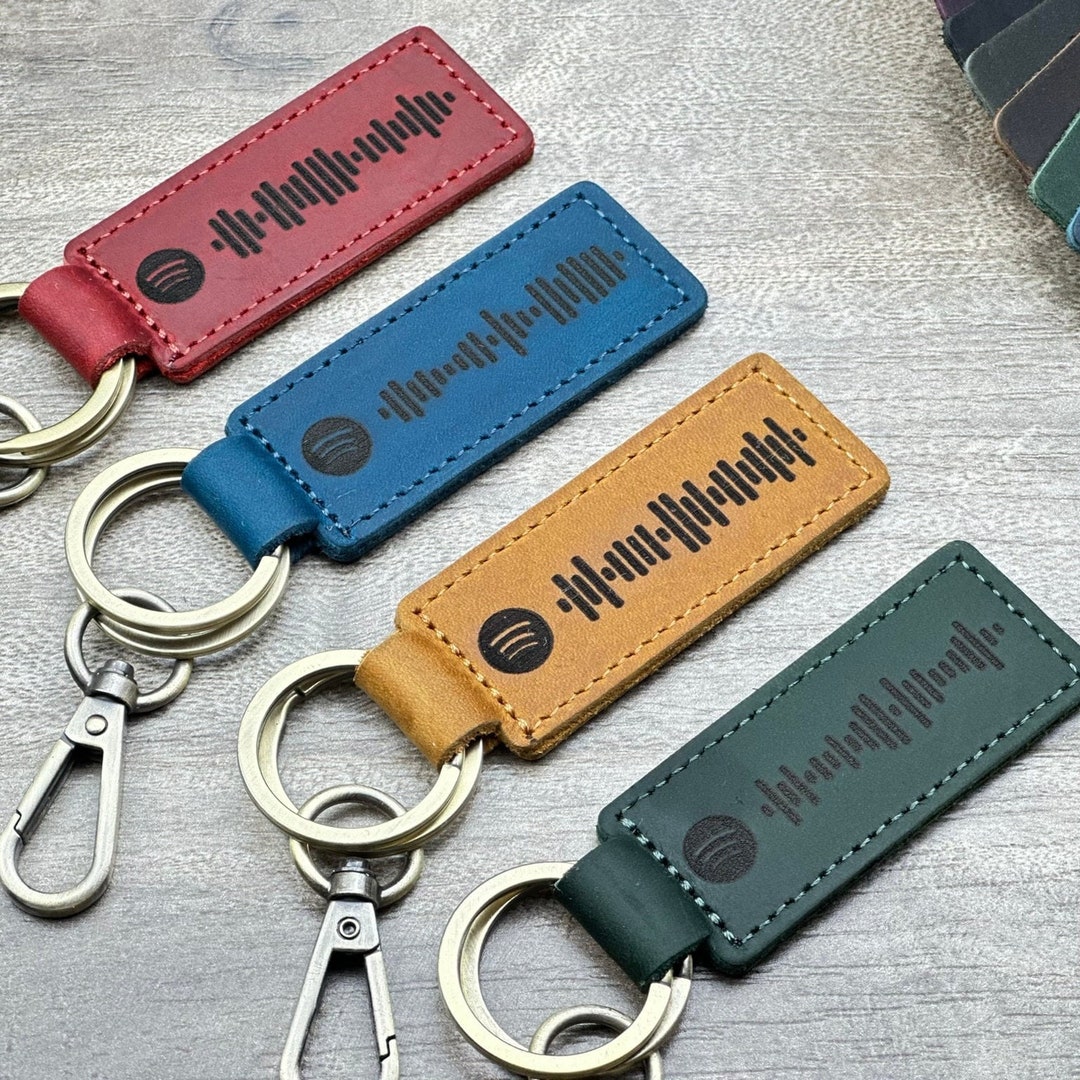 Custom SONG KEYCHAIN, Personalized Scannable Music Keychain, CHRISTMAS ...