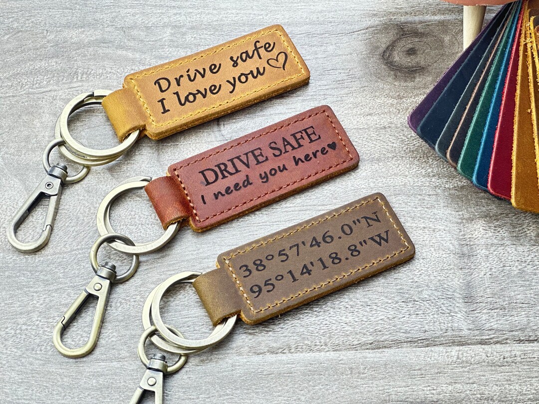 Actual HANDWRITING KEYCHAIN Custom Personalized Keychain for Women Men ...