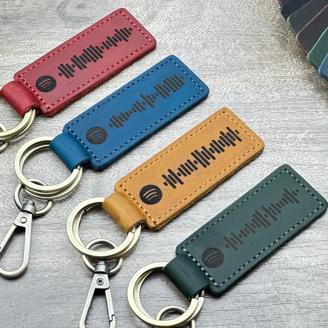 Personalized Scannable Spotify Keychain, Custom Song Keychain, Music ...