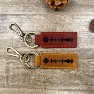 Custom SONG KEYCHAIN, Personalized Scannable Music Keychain, CHRITSMAS ...
