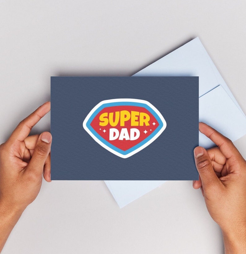 Happy Fathers Day Printable Card Instant Download Pdf Etsy