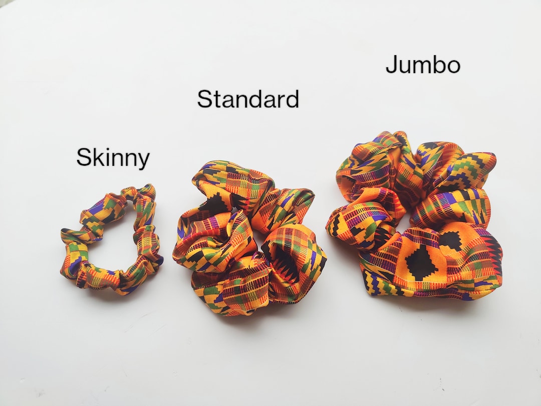 Handmade Silky Satin Scrunchie: Ankara Kente African Print - Etsy