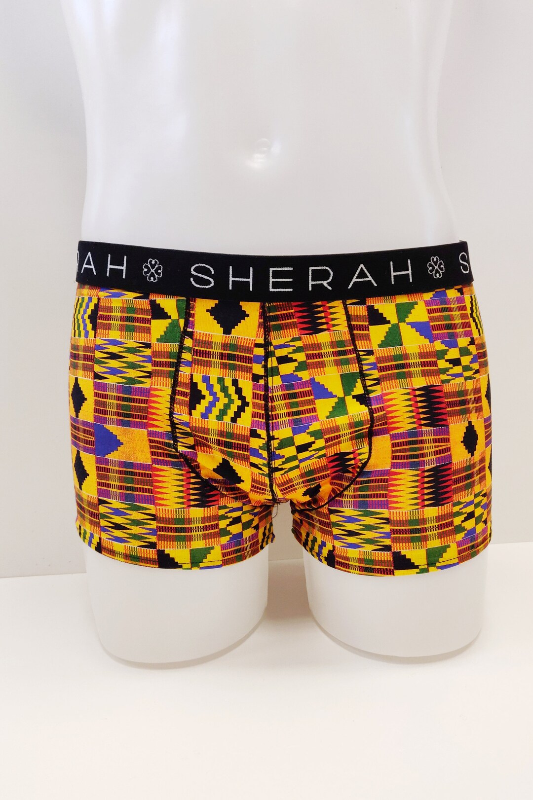 Kente Print African Print Men's Boxers, Gift for Him, Gift for Husband ...