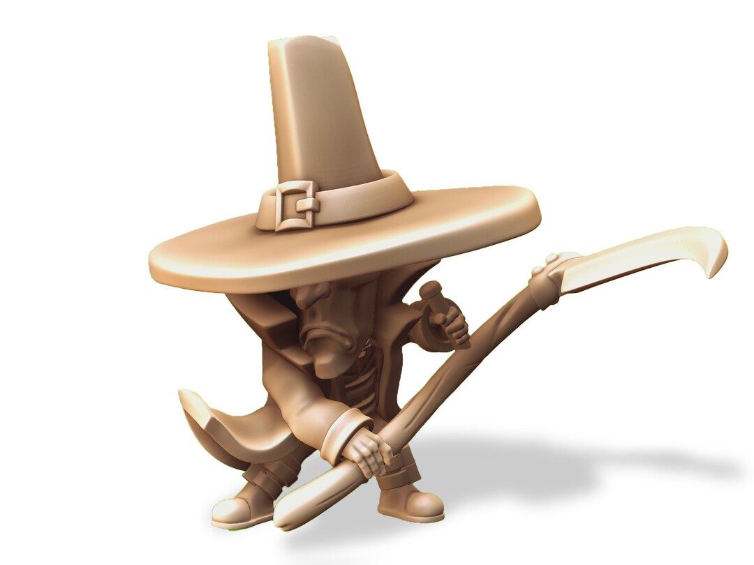 Abyssal Hunter - Reaper - 3D Printed Resin Miniature (unpainted) - Etsy