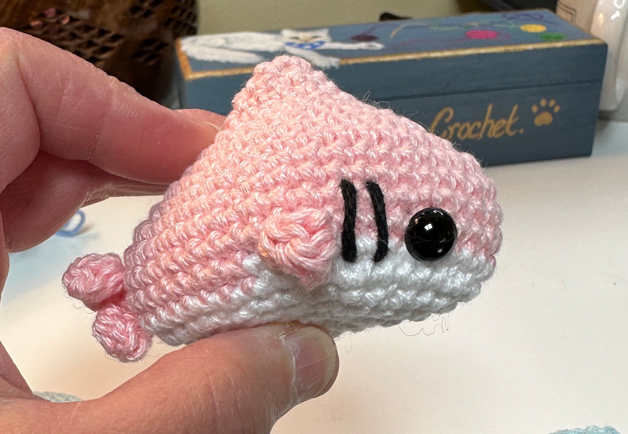 Mini Shark Beginner Crochet Pattern - Etsy