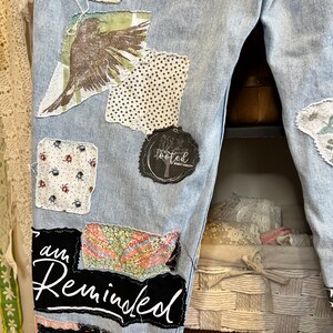 Upcycled Reworked Faith-inspired Fashion | Scripture Jeans | Handmade ...