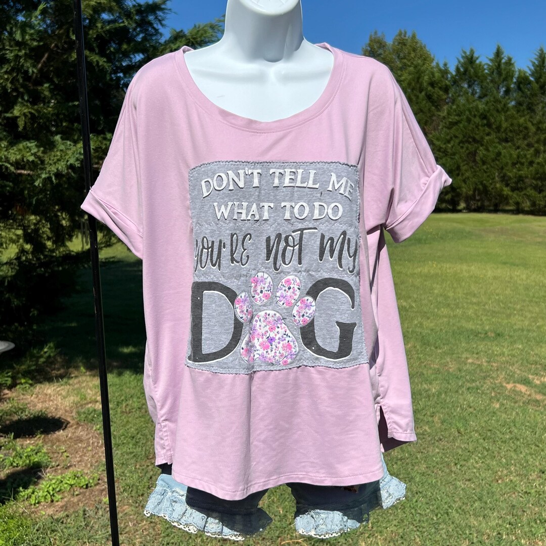 Upcycled Reworked Redesigned Graphic Short Sleeve T-shirt Top Don't ...