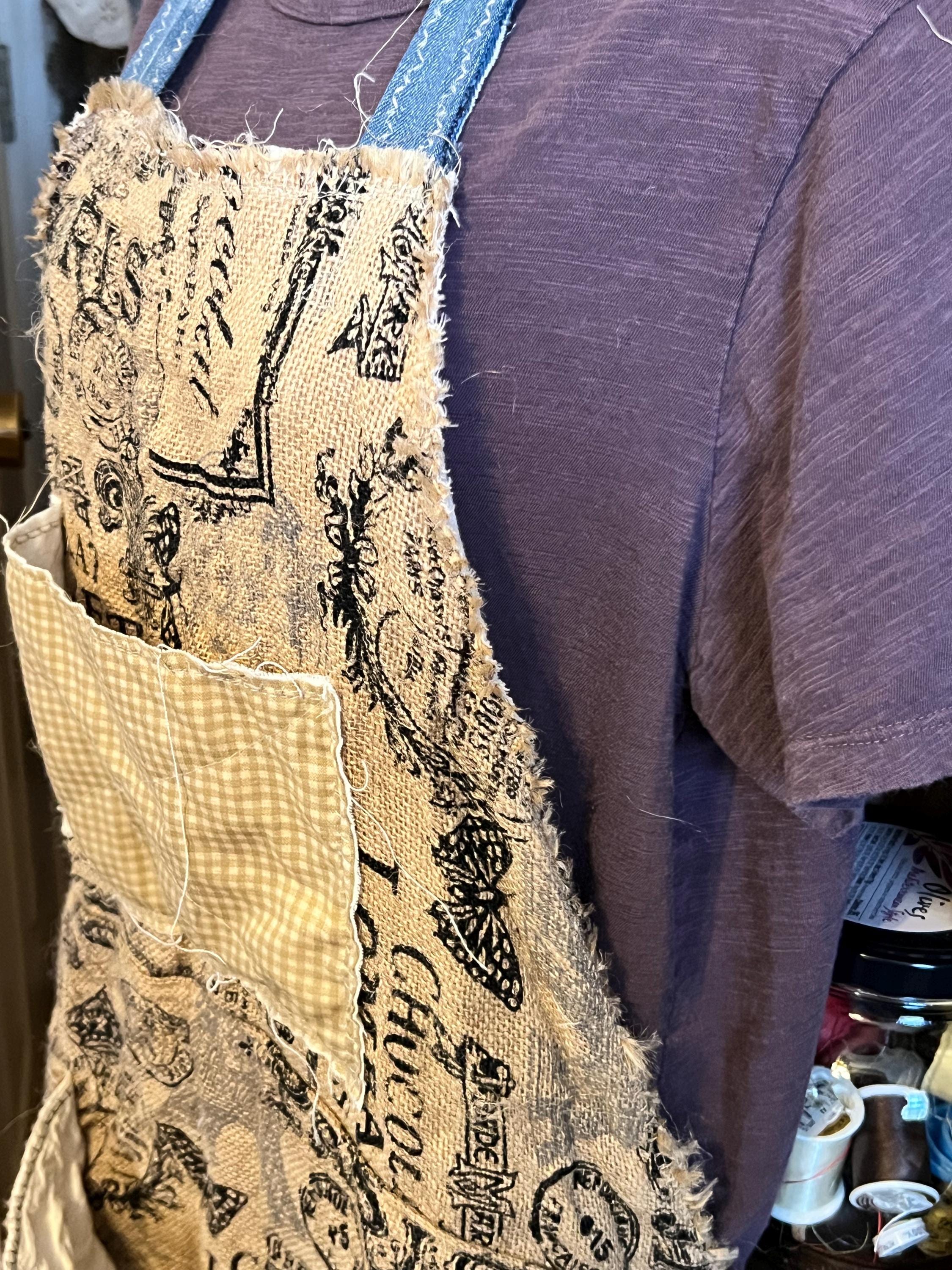 Handmade Burlap Rustic Farmhouse Farmcore Heritage Rugged Workwear ...