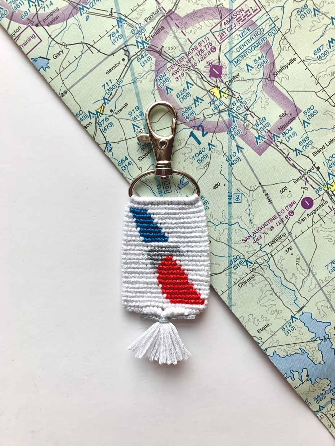 American Airline Logo Keychain| American Airline| Pilot Keychain| Small ...