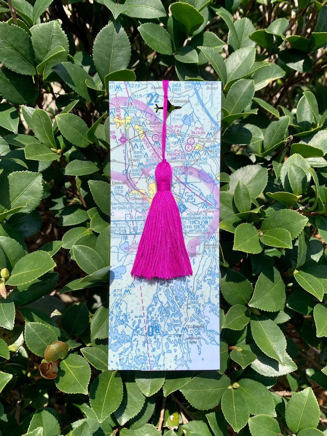 Laminated 2.5x6.5in Sectional Chart Bookmark With Tassel *SEE ...