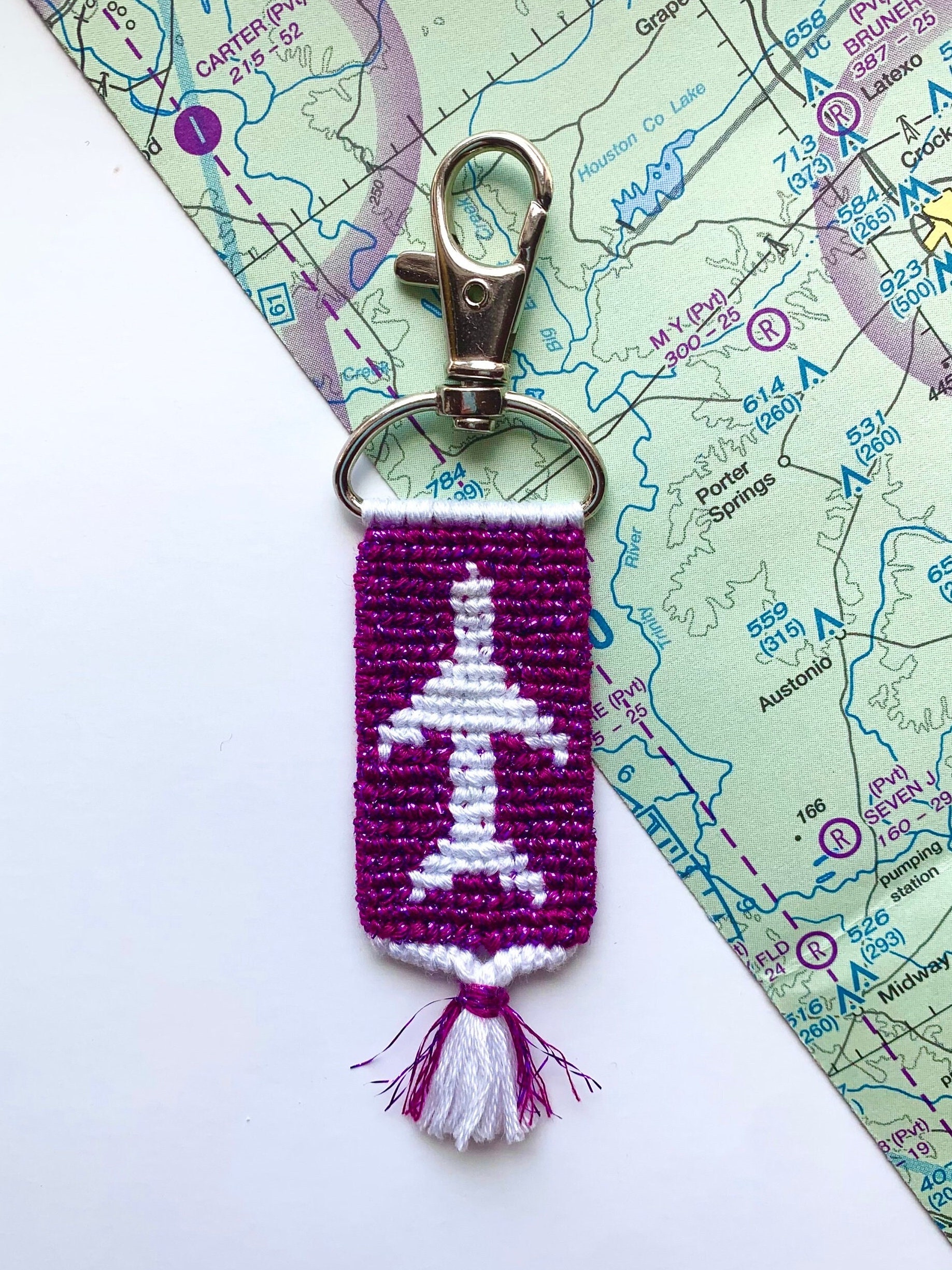 Airplane Keychain| Gift for Pilot| Custom Colors| Student Pilot Gift ...