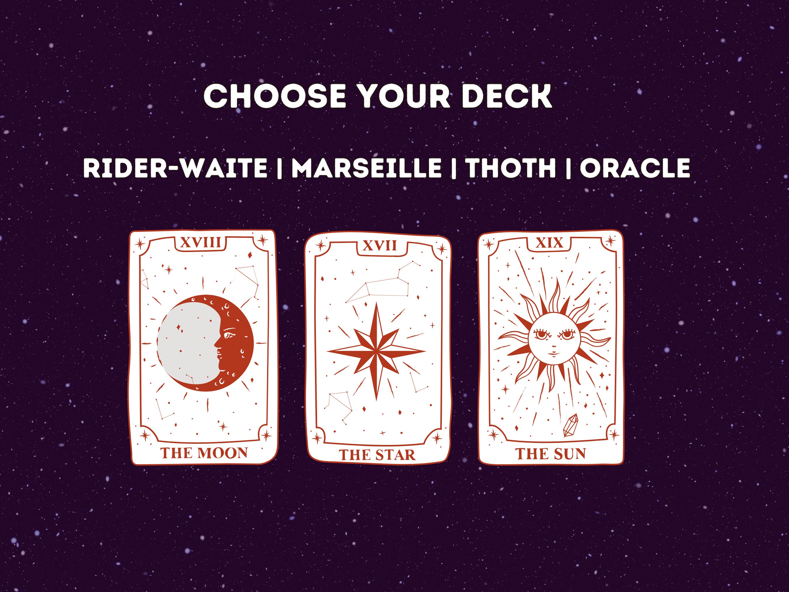AI Powered Tarot Card Spread Generator | Choose Rider-waite, Marseille ...
