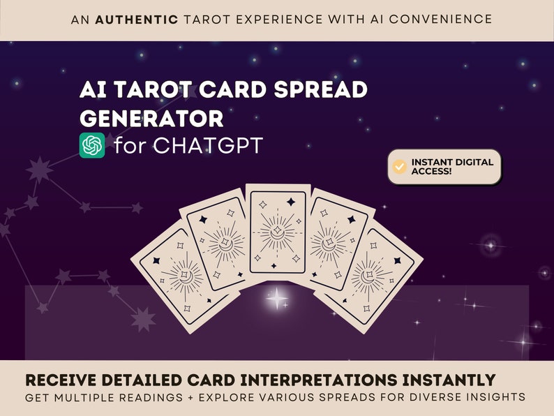 AI Powered Tarot Card Spread Generator Choose Rider-waite - Etsy