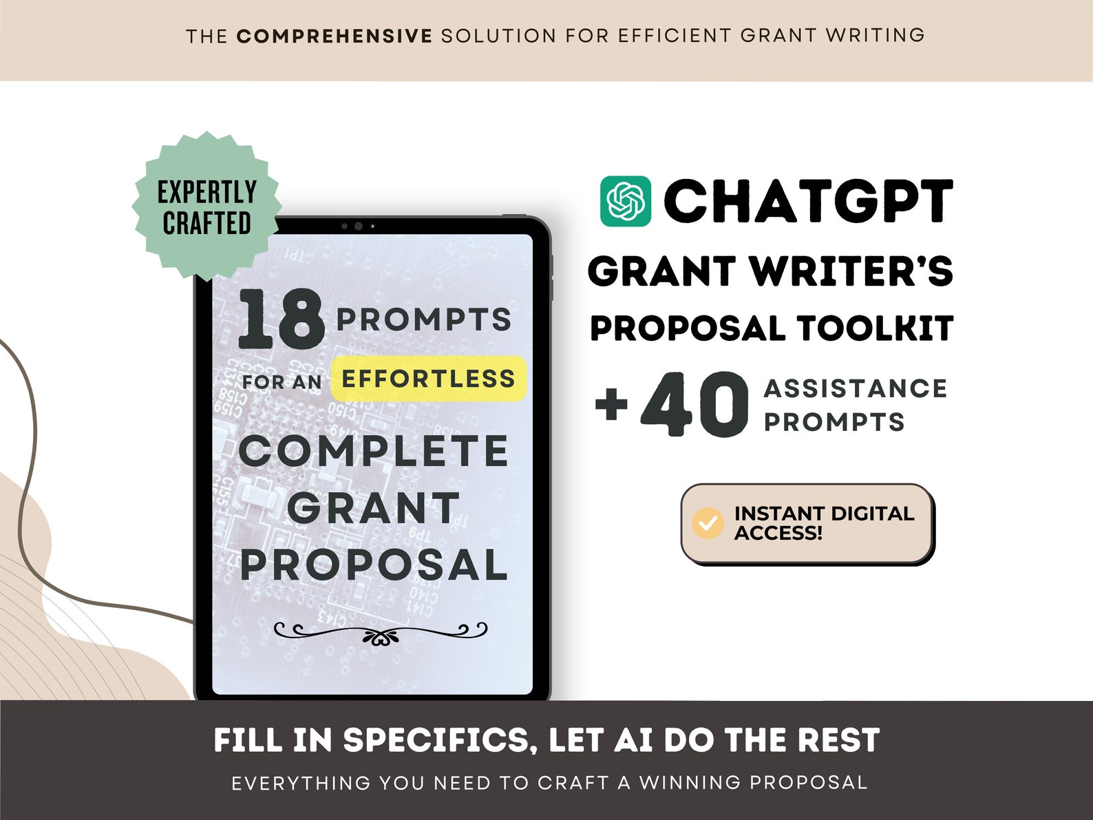 18 Chatgpt Prompts to Craft Grant Proposals in Minutes 40 - Etsy 18 Chatgpt Prompts to Craft Grant Proposals in Minutes 40 - Etsy