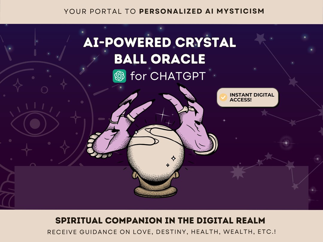 AI Powered Crystal Ball Oracle Generator Chatgpt | Fully Interactive | Spiritual Guidance | Ask ...