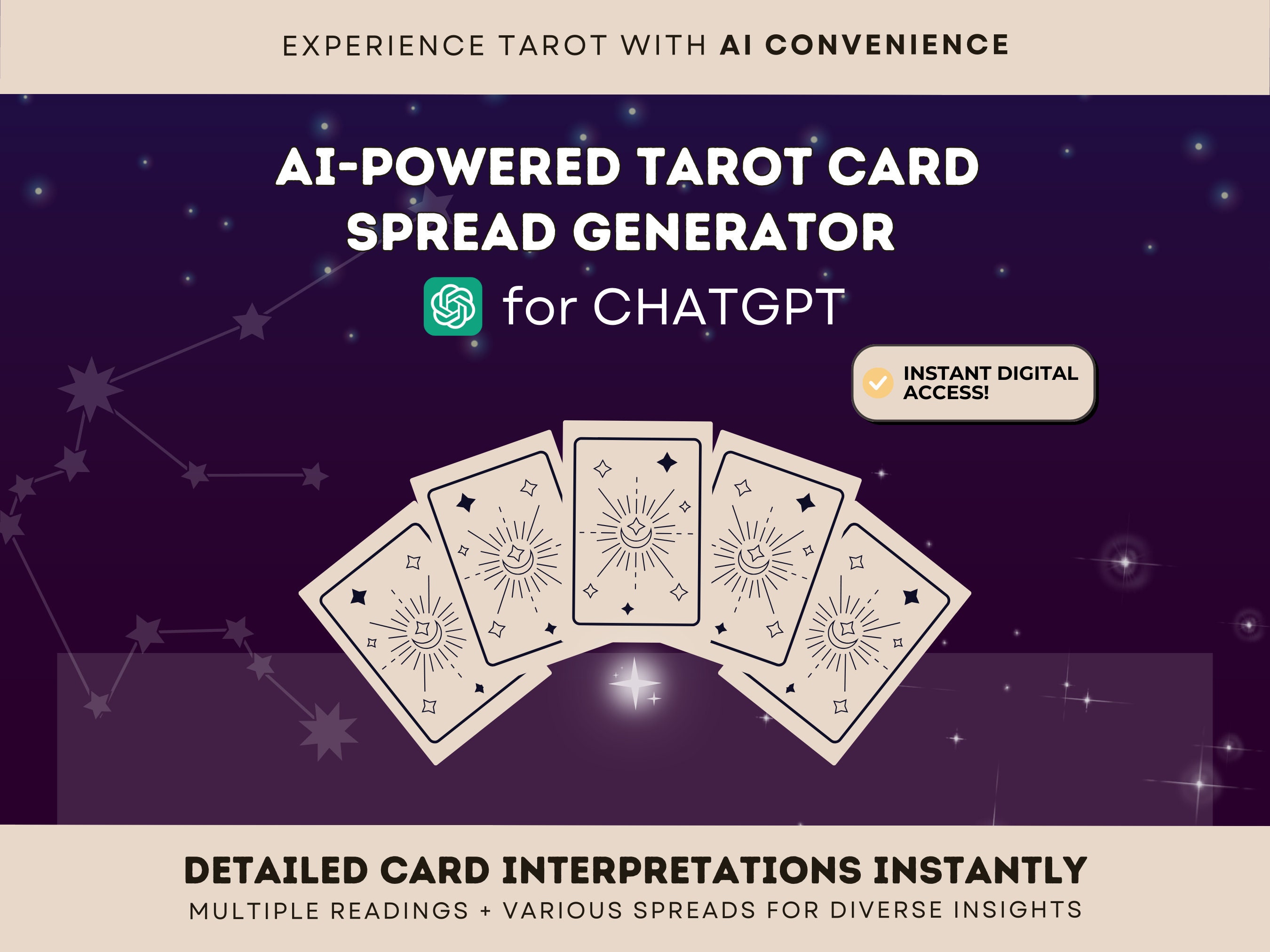 AI Powered Tarot Card Spread Generator | Choose Rider-waite, Marseille, Thoth, or Oracle Tarot ...