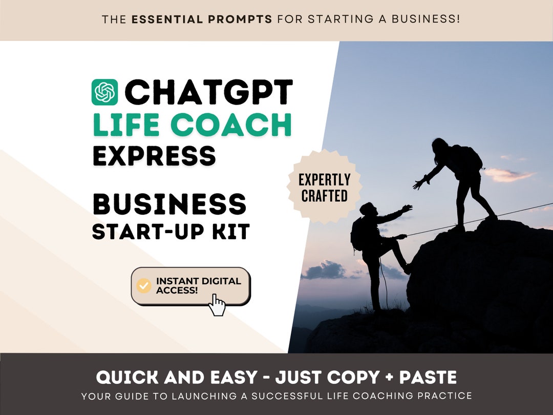Life Coaching Express | Chatgpt Prompts Business Start-up Kit | 21 AI ...
