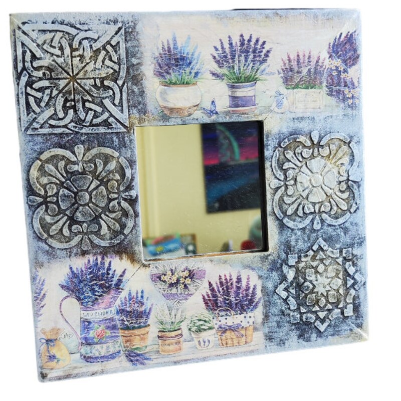 Decoupage Mirror - Etsy