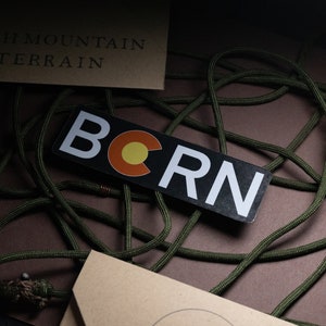 Colorado Native Sticker black Background Weatherproof Durable Vinyl ...