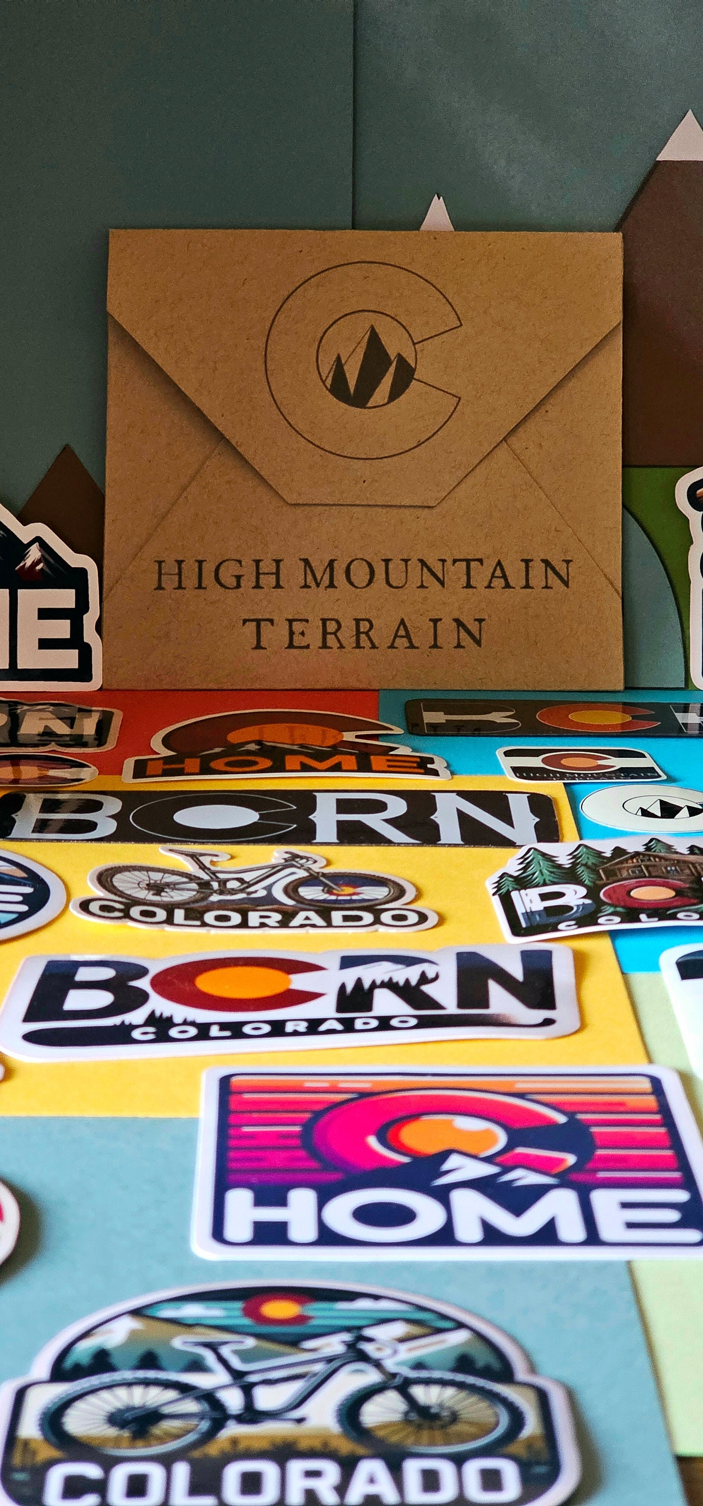 Colorado Native Sticker for Colorado Adventures, Camping Hiking and ...